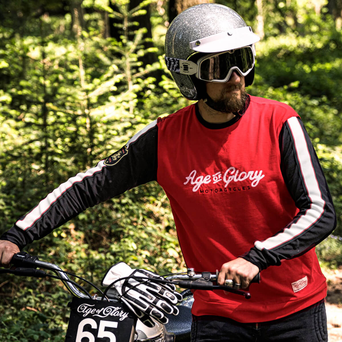 【アウトレット】エイジオブグローリー トロフィー - バイク 長袖 Tシャツ ビンテージオフロード（生産終了モデル） – JAPEX STORE